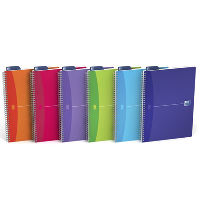 Бизнес-тетрадь Oxford My Colours клетка спираль разный цвет А4 / 50 ...